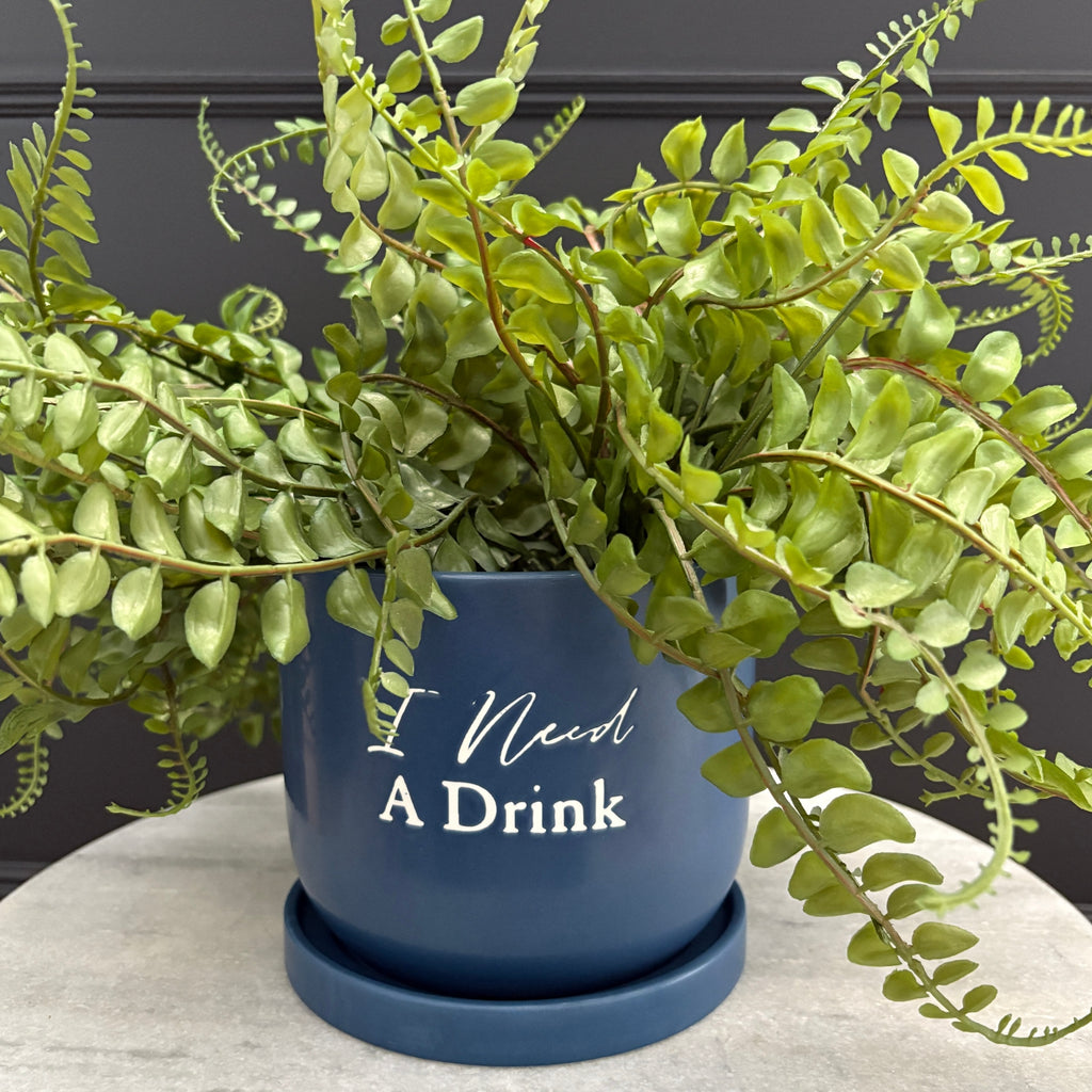 Blue Plant Pot - Limited Abode