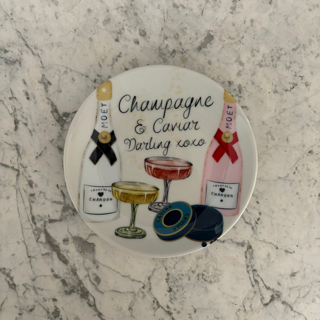 Champagne Trinket Plate - Limited Abode