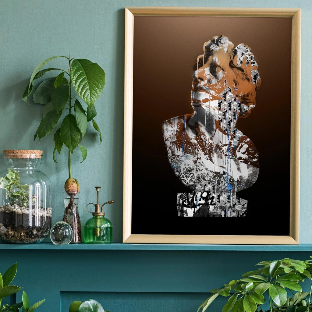 Graffiti Statue Print - Limited Abode
