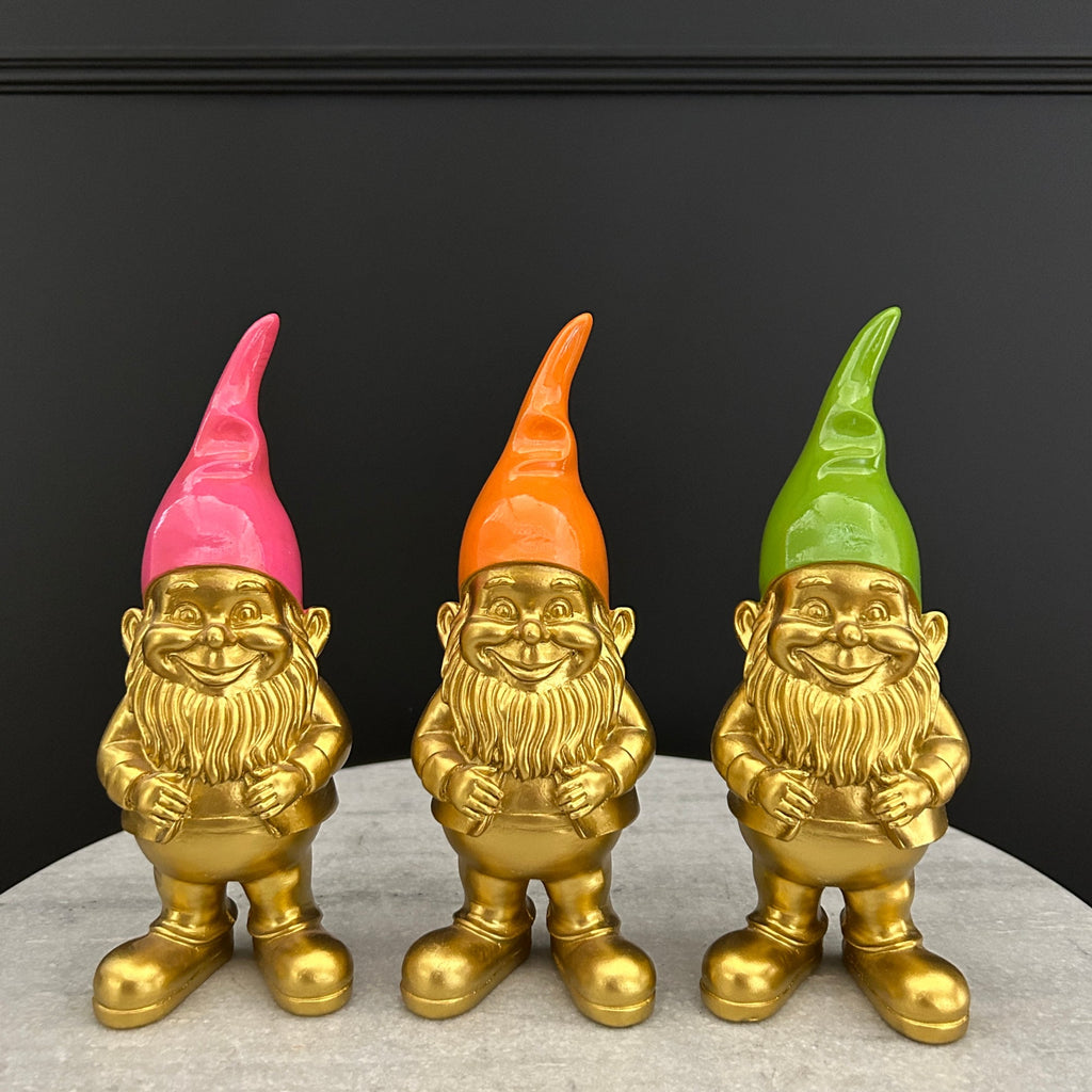 Medium Gold Gnomes (Set of 3) - Limited Abode