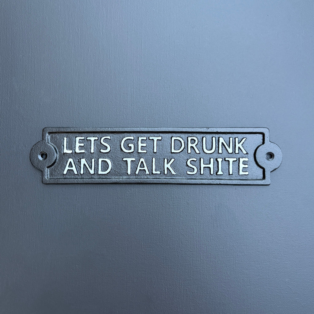 Metal Talk Sign - Limited Abode