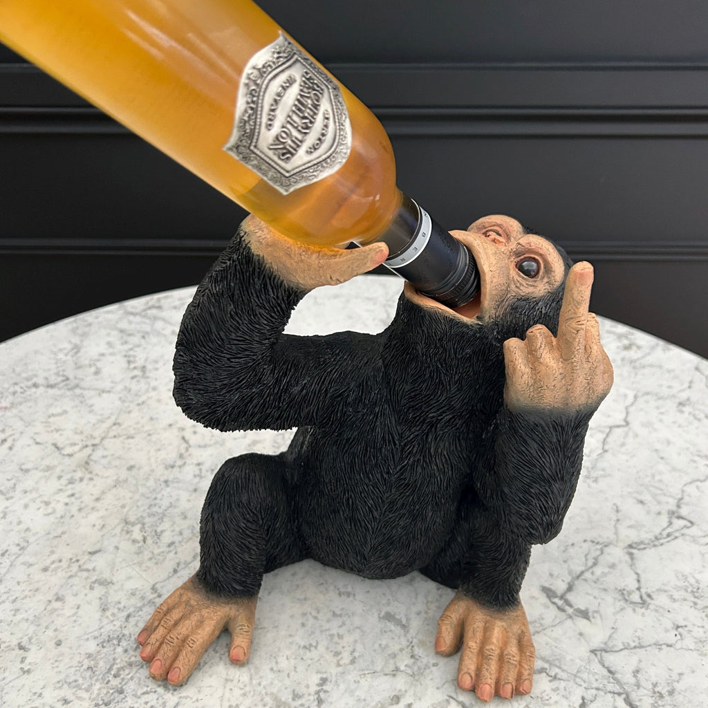 Naughty Monkey Wine Holder - Limited Abode