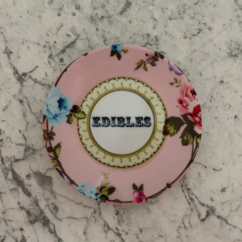 Pink Edibles Plate - Limited Abode