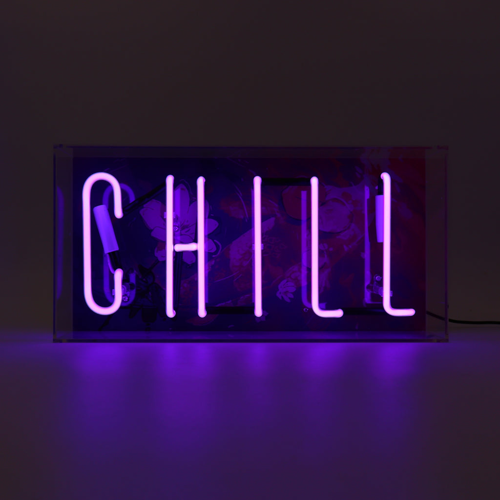 Purple Chill Neon Sign - Limited Abode