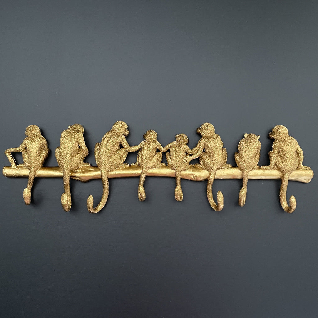Gold Monkey Tail Wall Hooks - Limited Abode