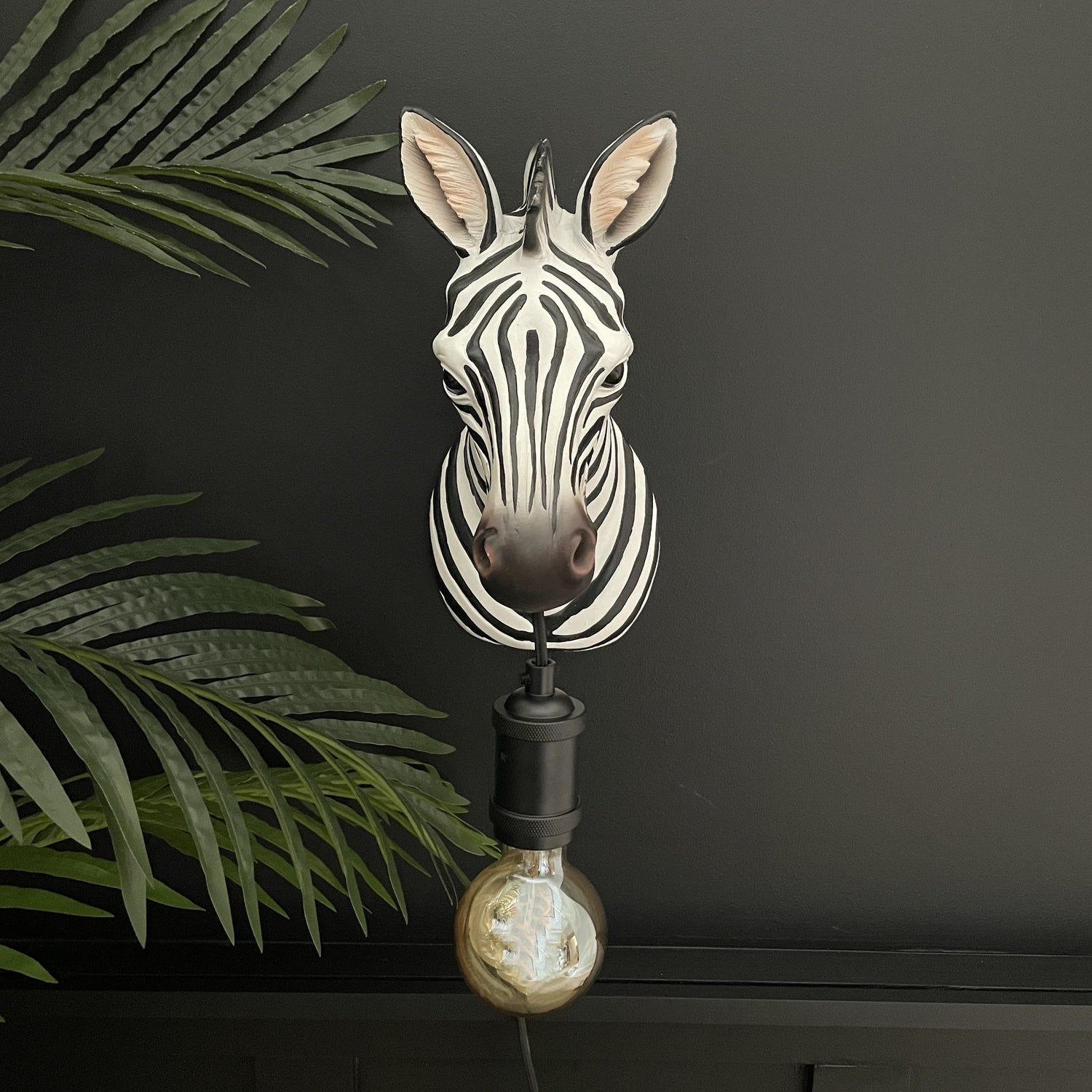 Zebra Wall Light - Limited Abode